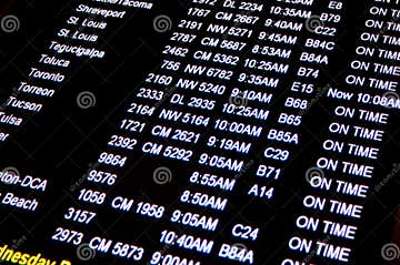 Flight Times stock photo. Image of flights, displays, jetways - 509780