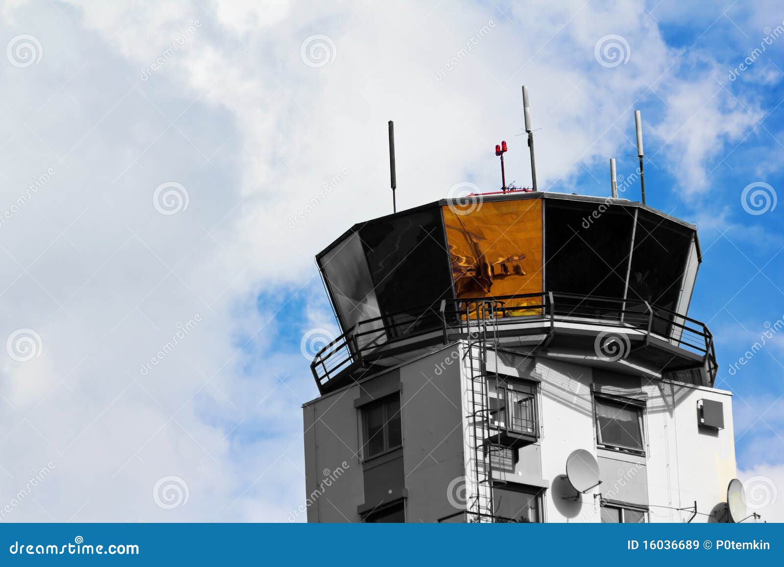Flight Tower stock image. Image of ground, communication - 16036689