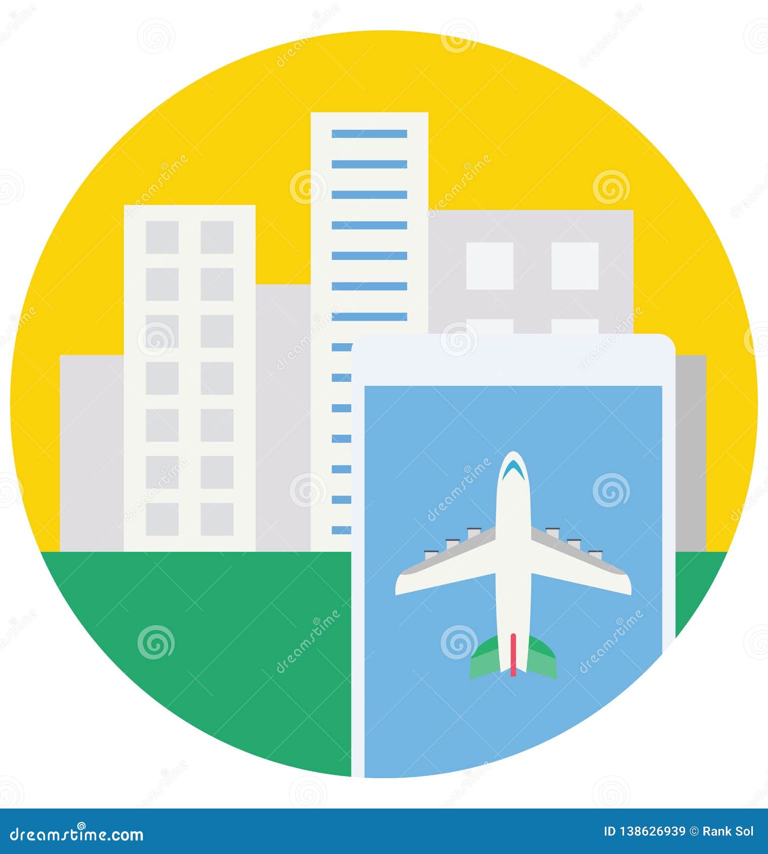Flight Tracker Color Isolated Vector Icon that Can Be Easily Modified ...