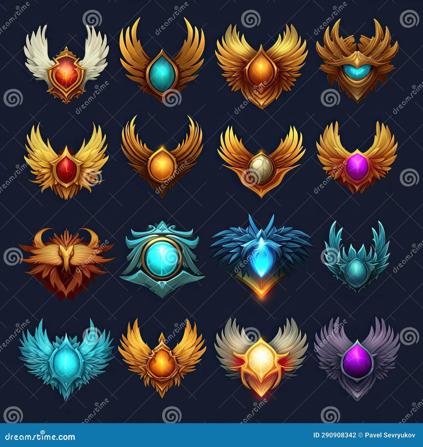 Flight Wing Eagle Game Ai Generated Stock Photo - Image of feather ...