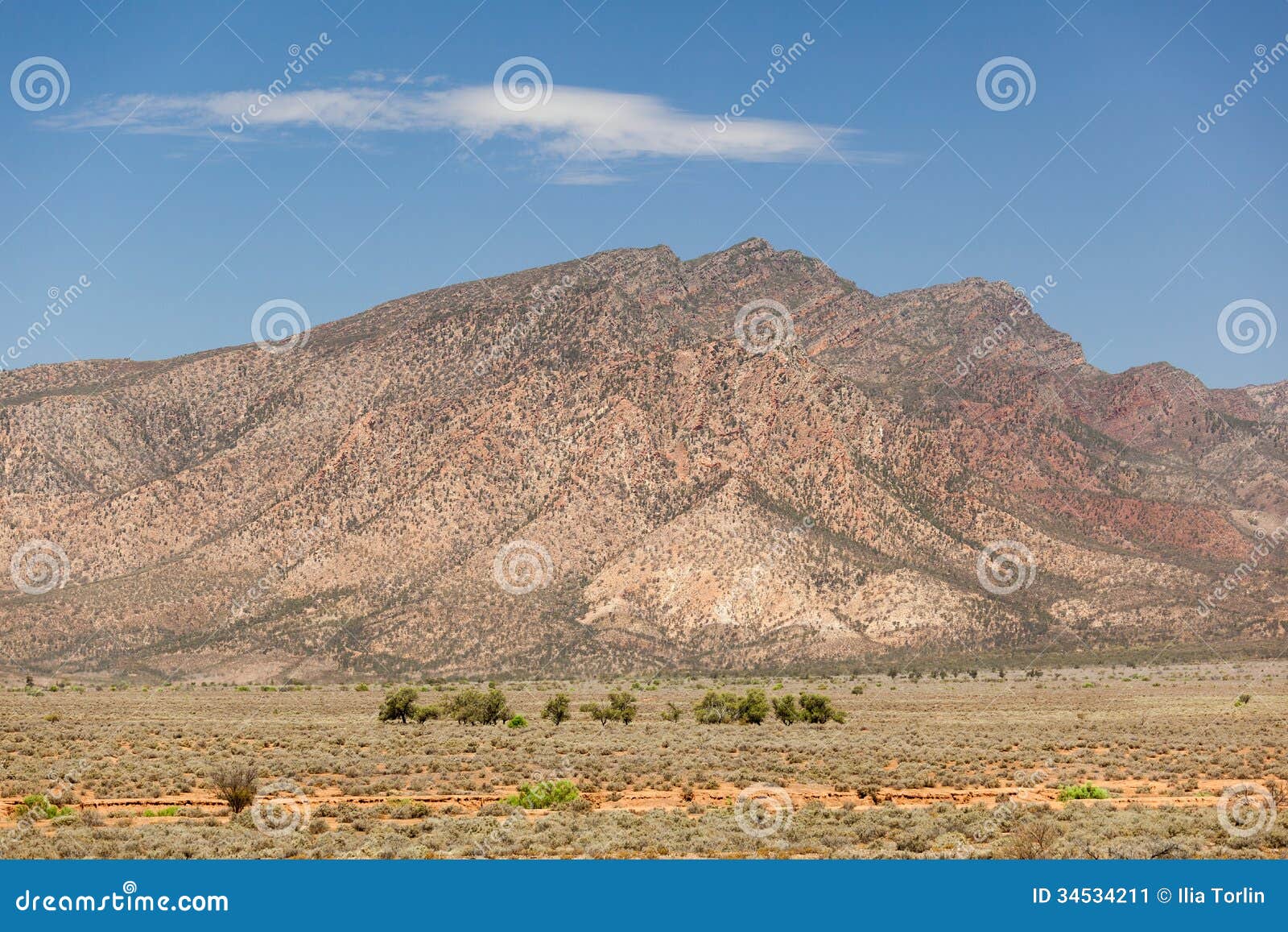 Flinders Ranges Landscape. Australia Stock Image - Image of road ...