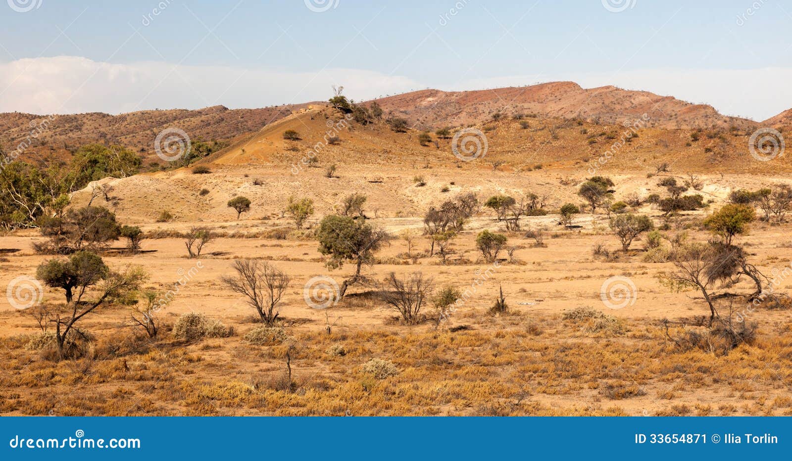 Flinders Ranges Landscape. South Australia. Stock Image - Image of ...