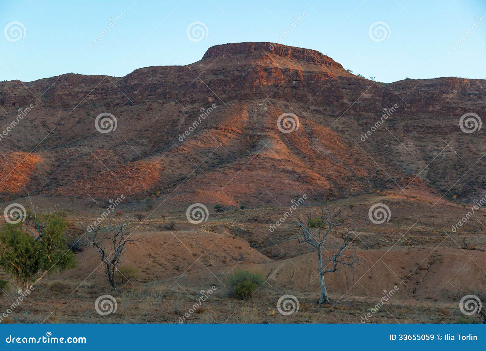 Flinders Ranges Landscape. South Australia. Stock Image - Image of ...