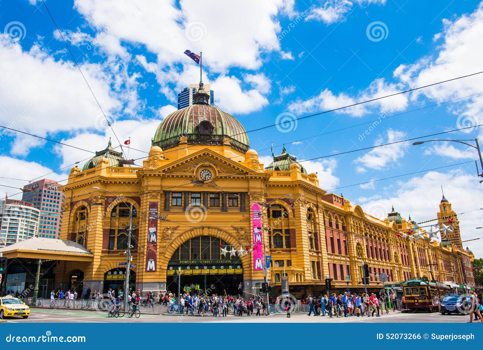 Flinders Street Station editorial photo. Image of 1930 - 52073266
