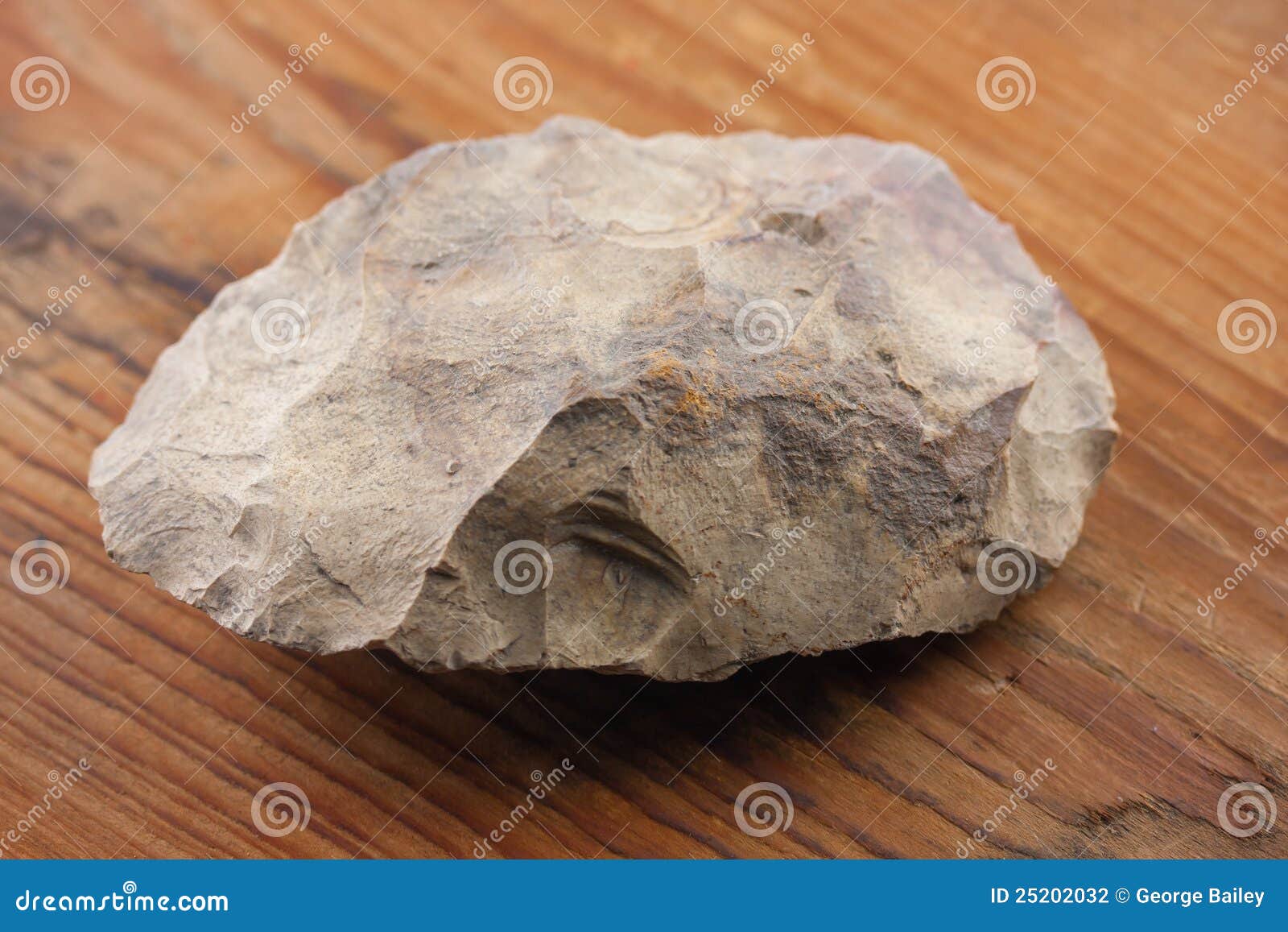 Flint axe head stock photo. Image of weapon, primitive - 25202032