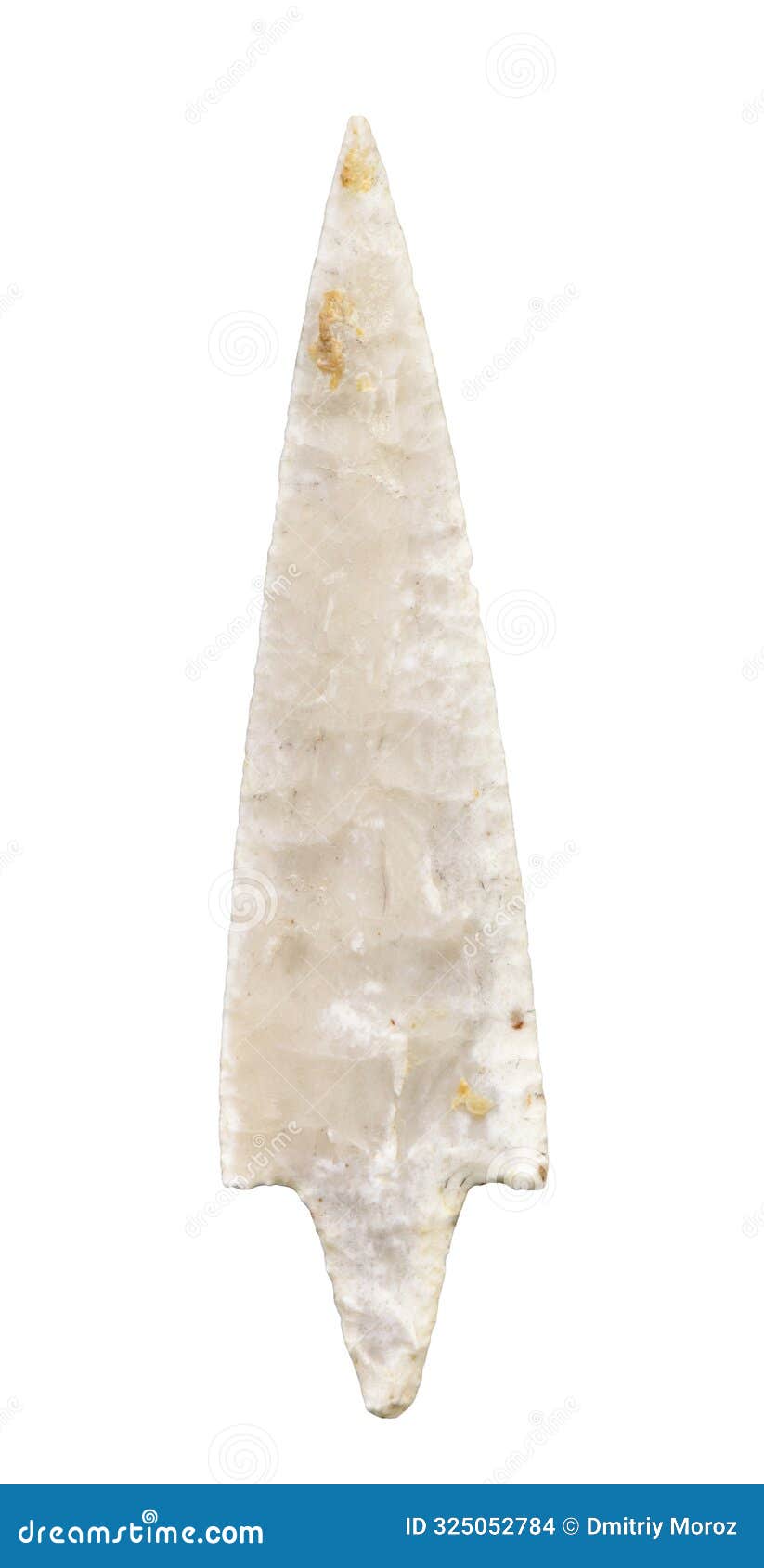 Flint Bifacial dagger stock photo. Image of dagger, paleolithic - 325052784