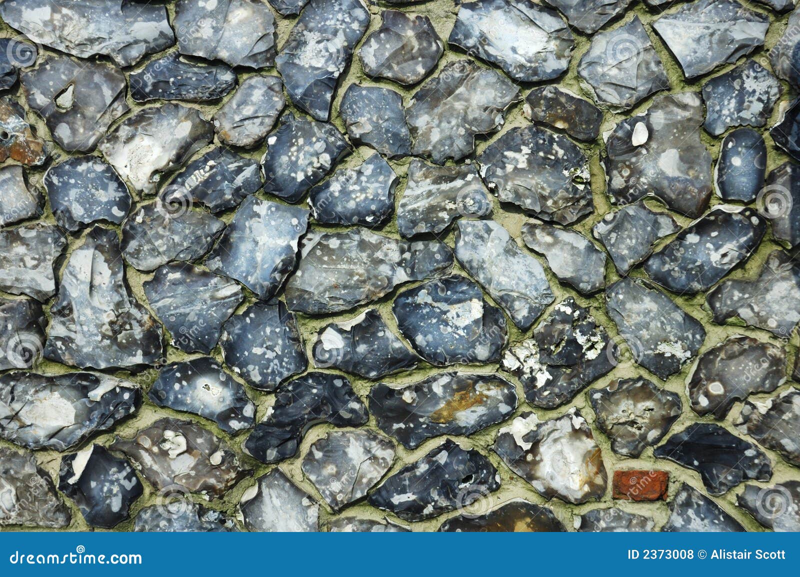 Flint Stone Wall Background Stock Photo - Image of craftsmanship ...