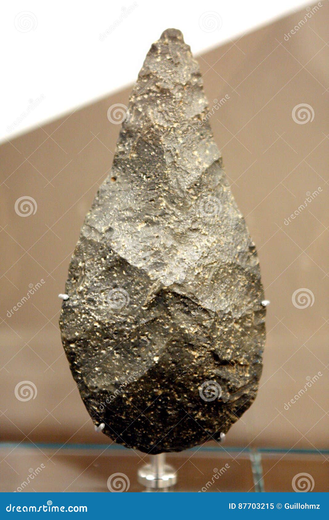 Flint tool stock image. Image of neolithic, paris, human - 87703215