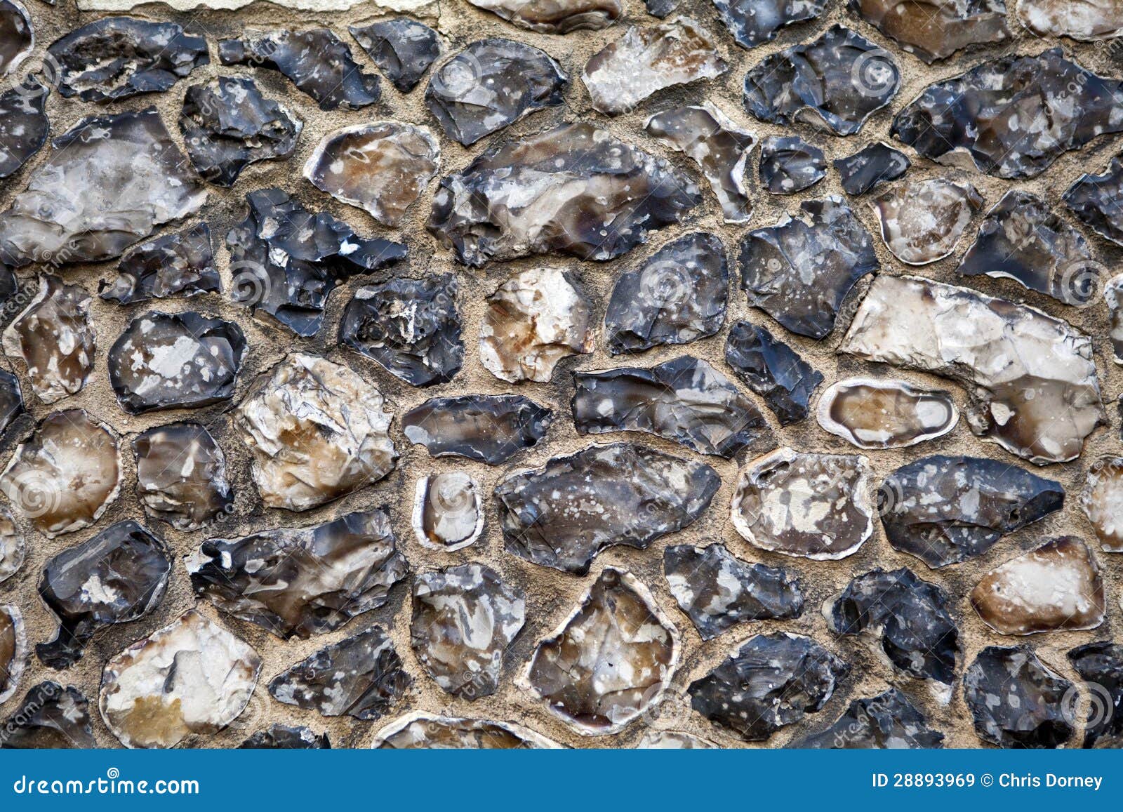 Flint Wall stock image. Image of blocks, facade, hard - 28893969
