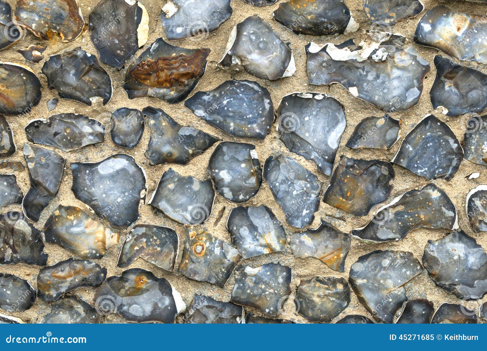 Flint Wall Background stock image. Image of wall, beach - 45271685
