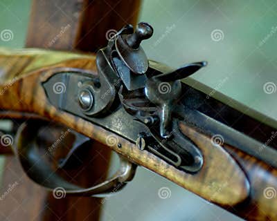 Flintlock stock image. Image of fire, flintlock, survival - 514887