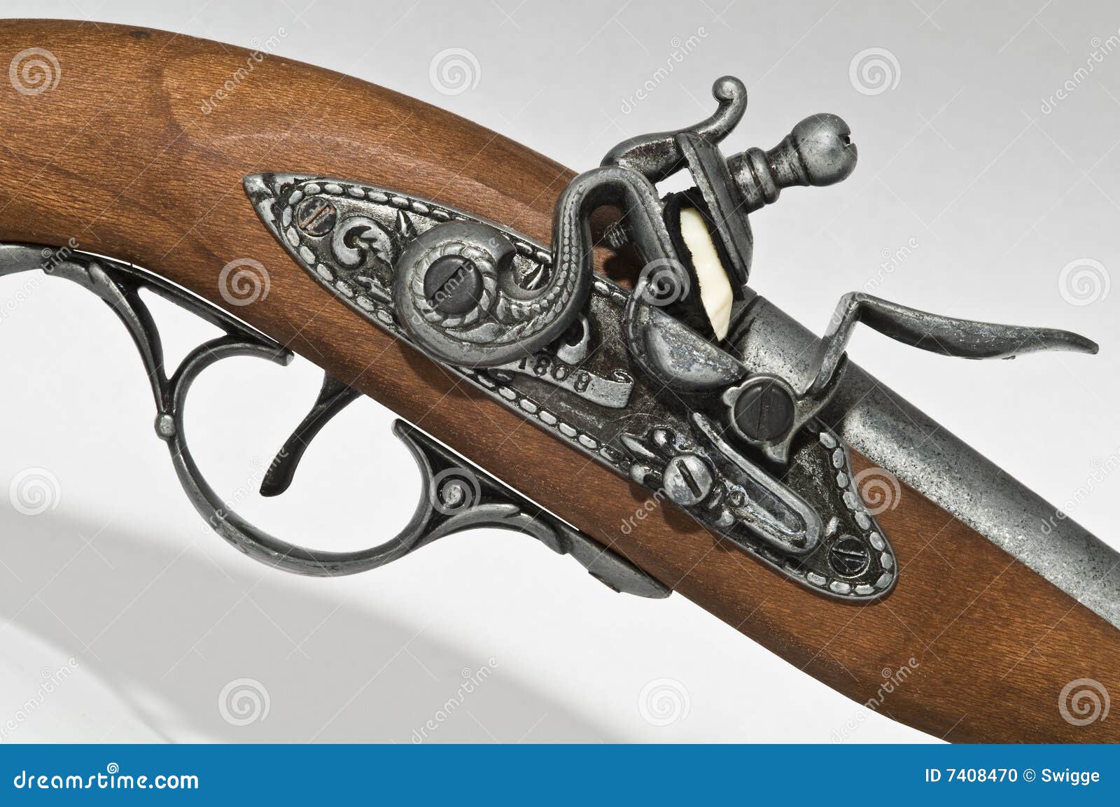 Flintlock Pistol Stock Photo | CartoonDealer.com #7408470