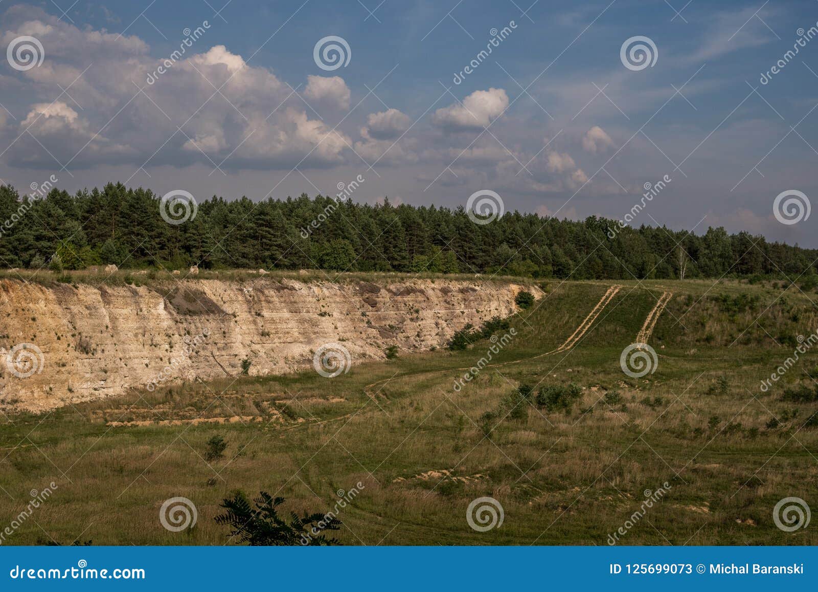 Flintstone Quarry Landscape Stock Image - Image of layers, outdoor ...