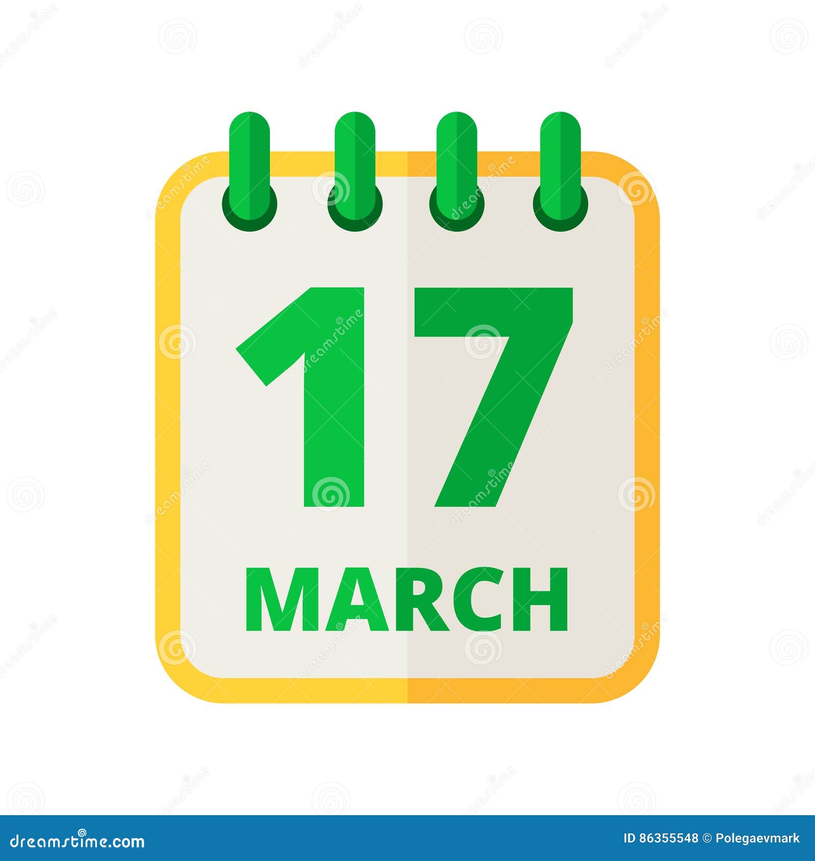 Flip Calendar. Vector Drawing | CartoonDealer.com #99805431