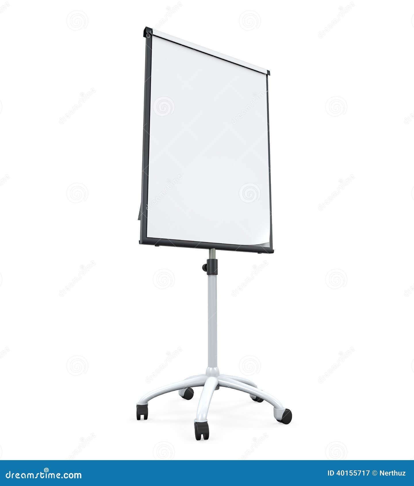 Flip Chart Paper and Board stock illustration. Illustration of ...