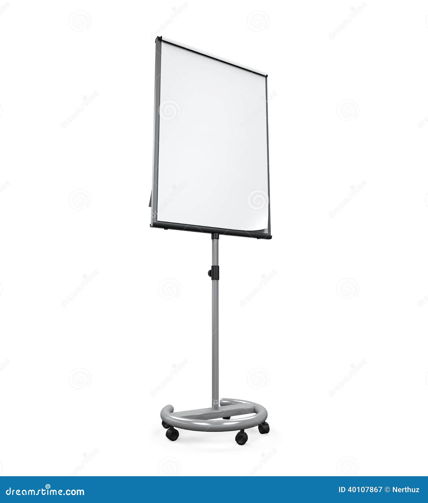 Flip Chart Paper and Board stock illustration. Illustration of flip ...