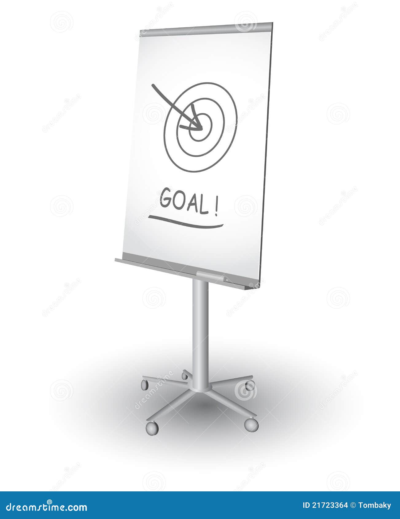 Flip Chart Graph Vector Illustration | CartoonDealer.com #42176480