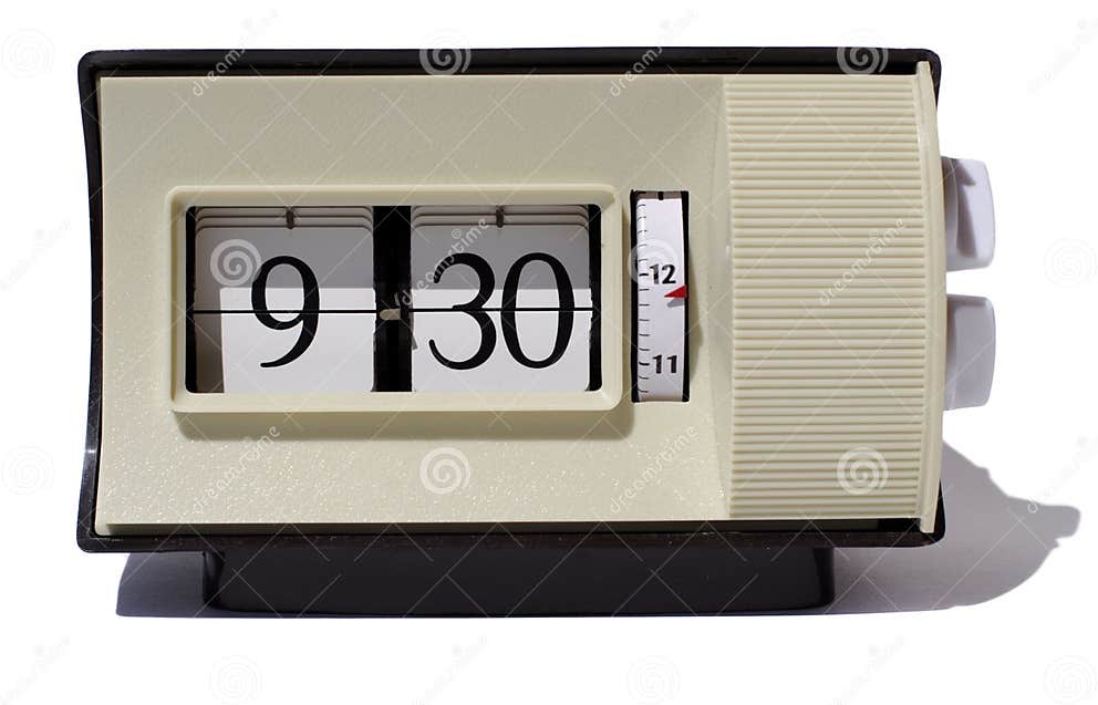 Flip clock numbers stock image. Image of counting, retro - 959587