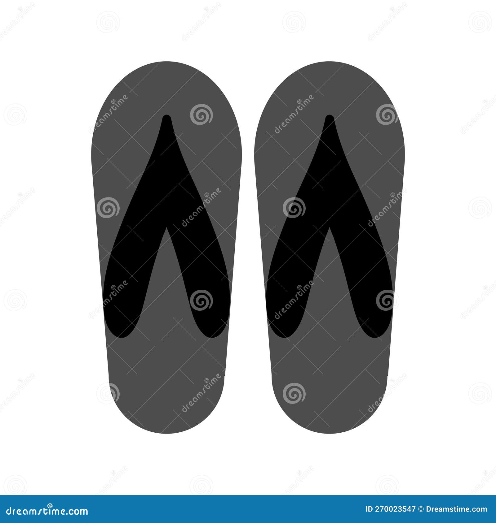 Flip-flops logo vector stock illustration. Illustration of comfortable ...