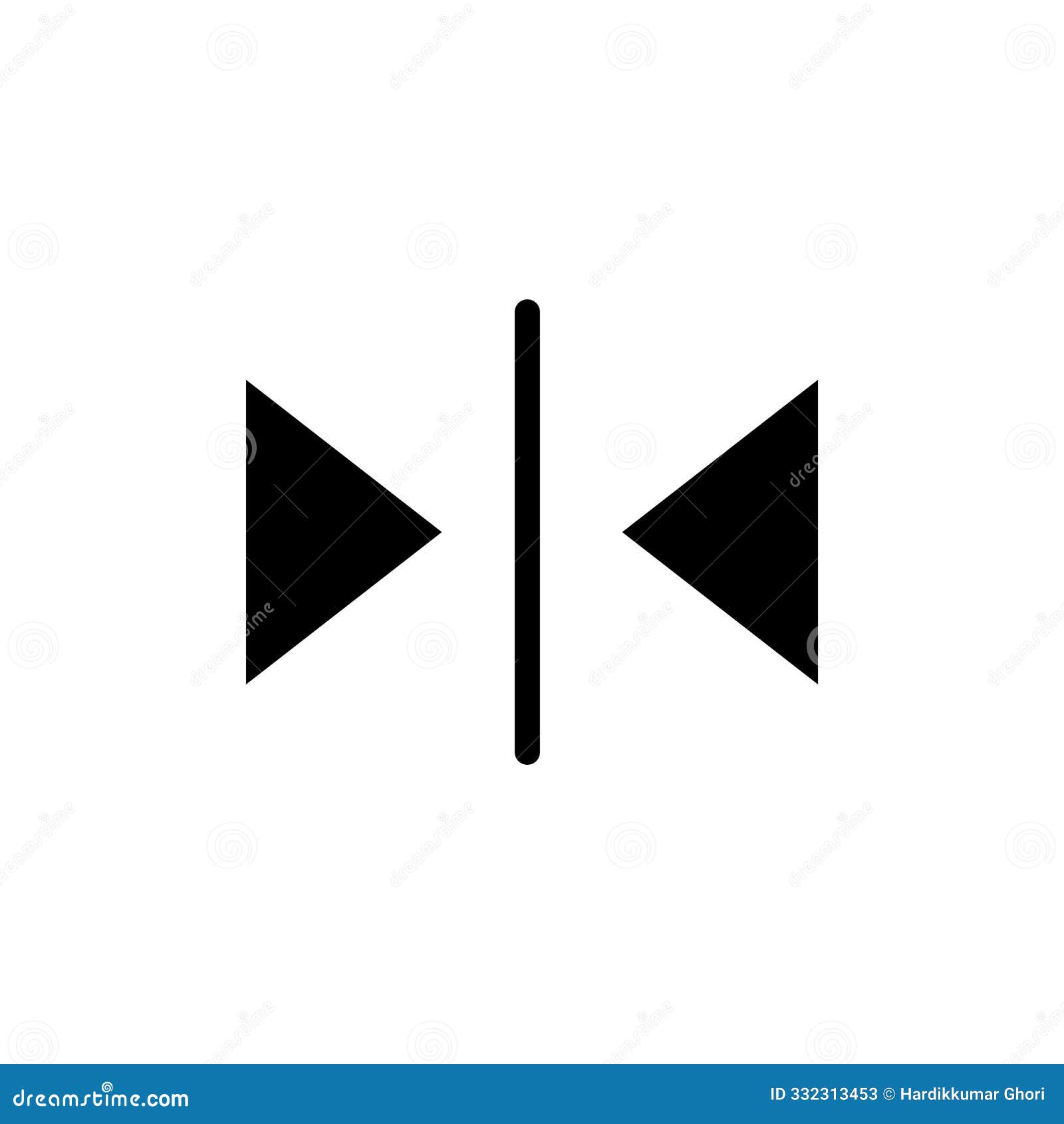 Flip Horizontal Icon. Display Flip Horizontal Symbol For Mobile UI ...