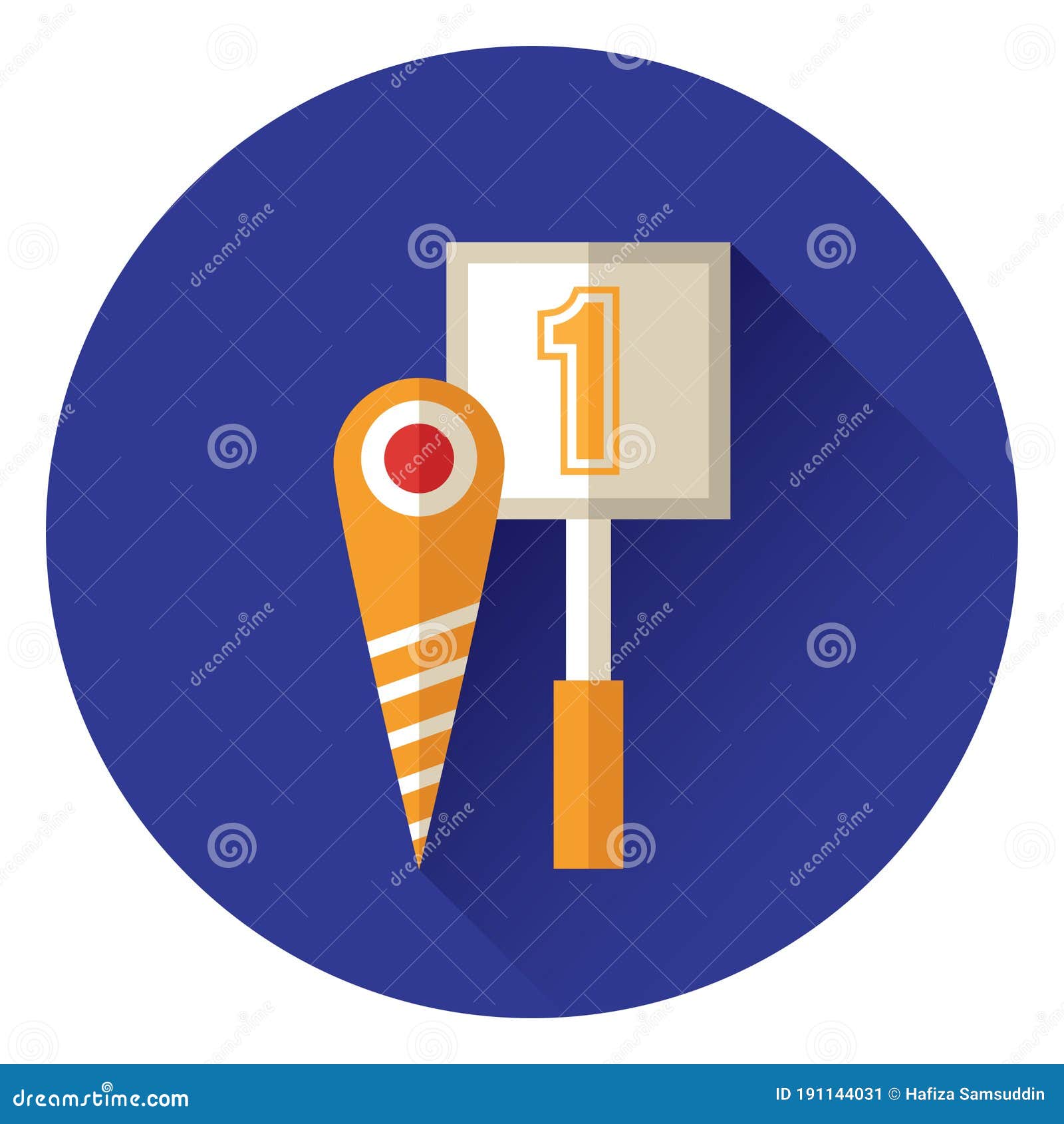 Flip Indicator Set. Vector Illustration Decorative Design Stock Vector ...