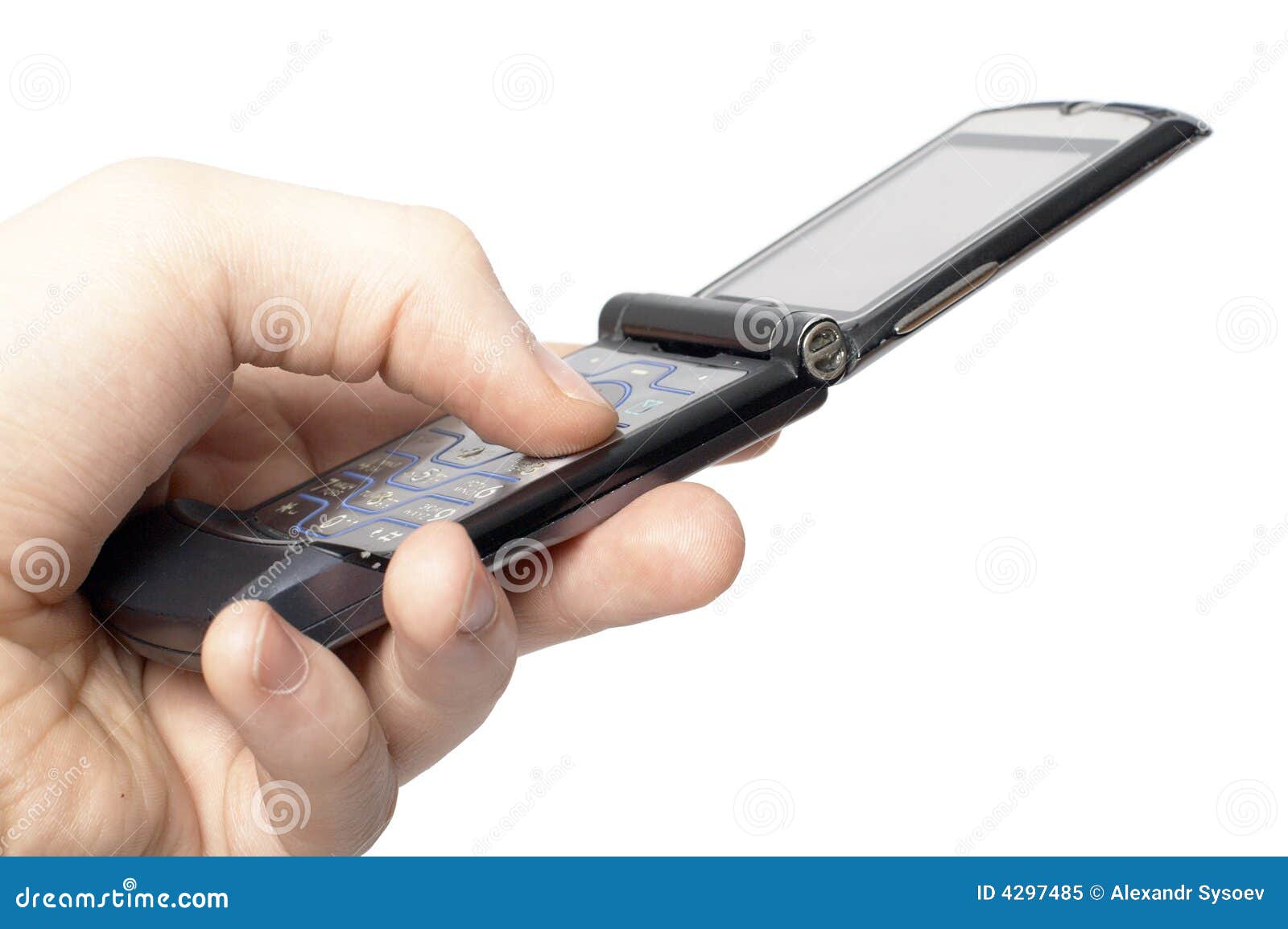 Flip mobile phone stock image. Image of cell, connection - 4297485