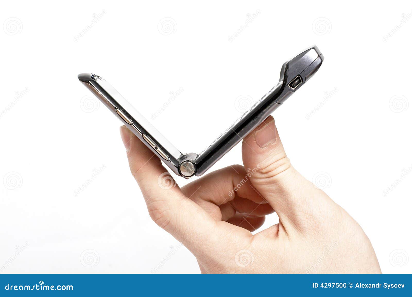 Flip mobile phone stock photo. Image of connection, cell - 4297500
