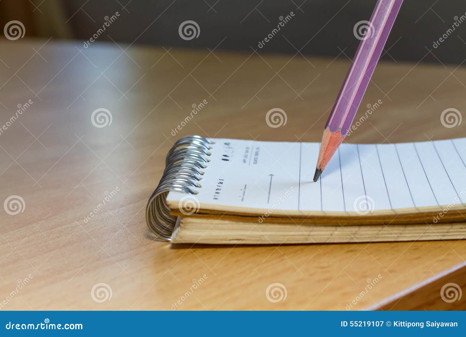 Flip notebook stock image. Image of paper, purple, notebook - 55219107