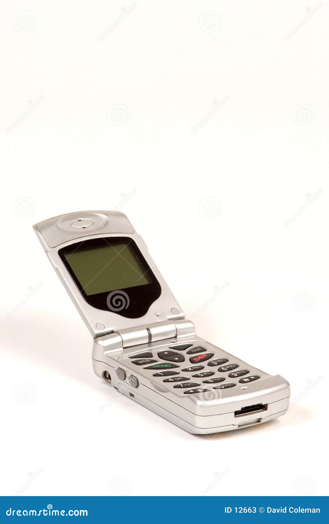 Flip phone stock image. Image of connection, talk, telephone - 12663