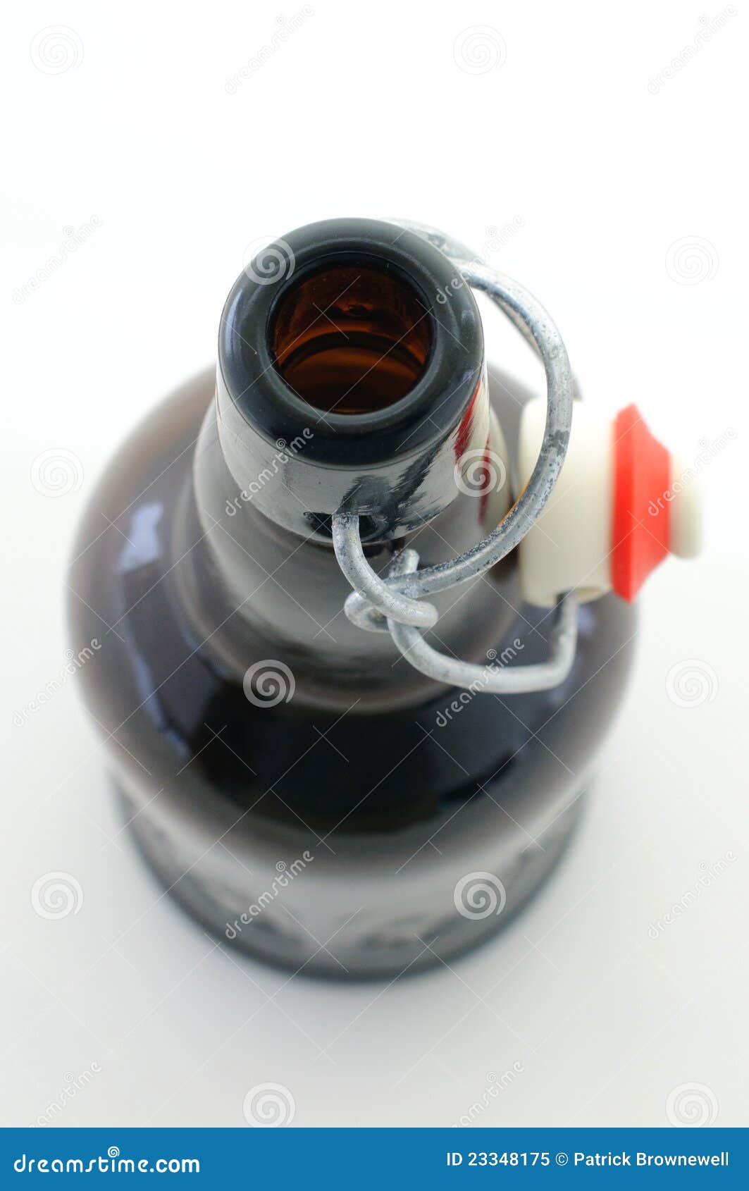 Flip-top beer bottle stock image. Image of flip, wine - 23348175