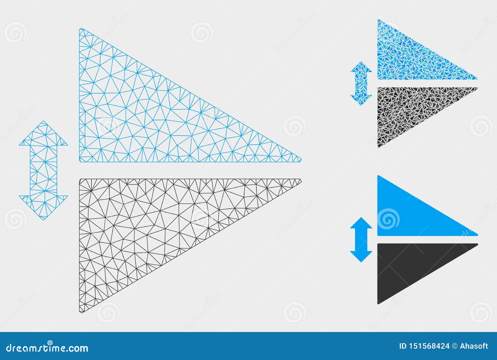 Triangular Flip Top Box Die Cut Template Cartoon Vector | CartoonDealer ...
