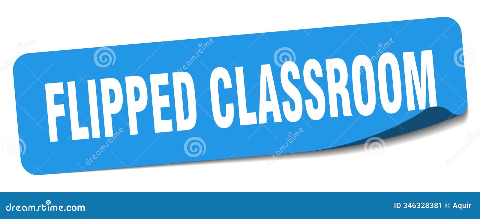 Flipped Classroom Sticker. Flipped Classroom Label Vector Illustration ...
