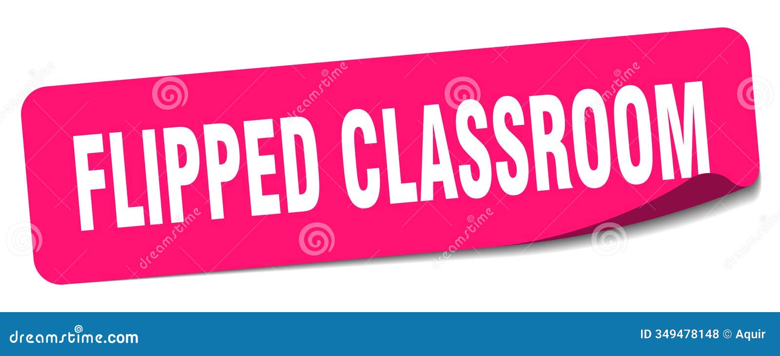 Flipped Classroom Sticker. Flipped Classroom Label Vector Illustration ...