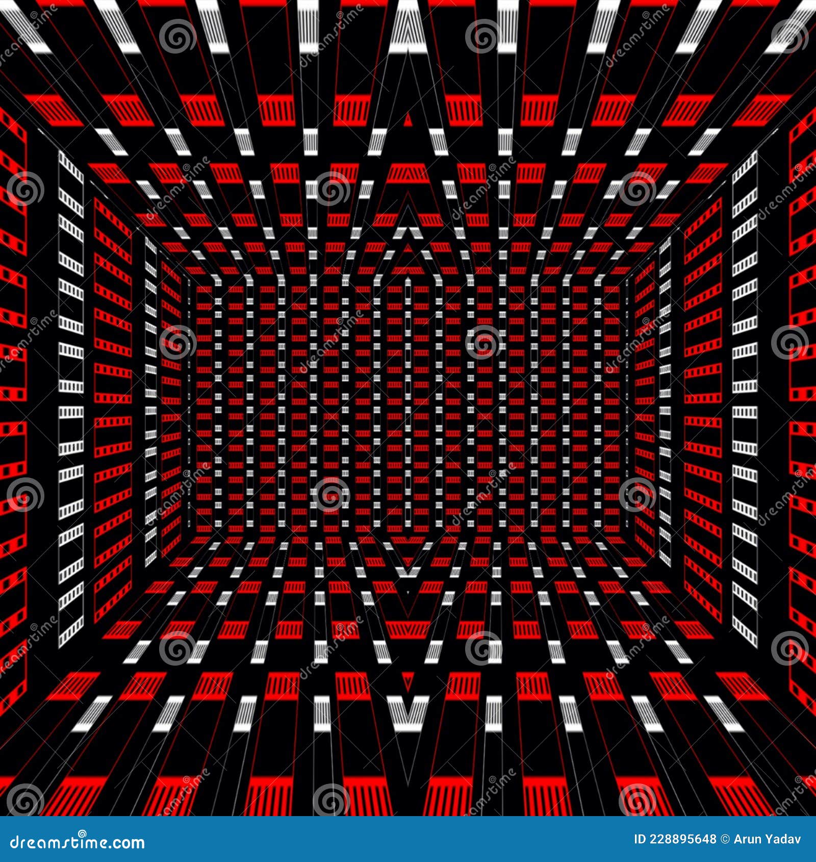 Flipped 3d Cube Horizontal Illustration and Vector Design. Stock Photo ...