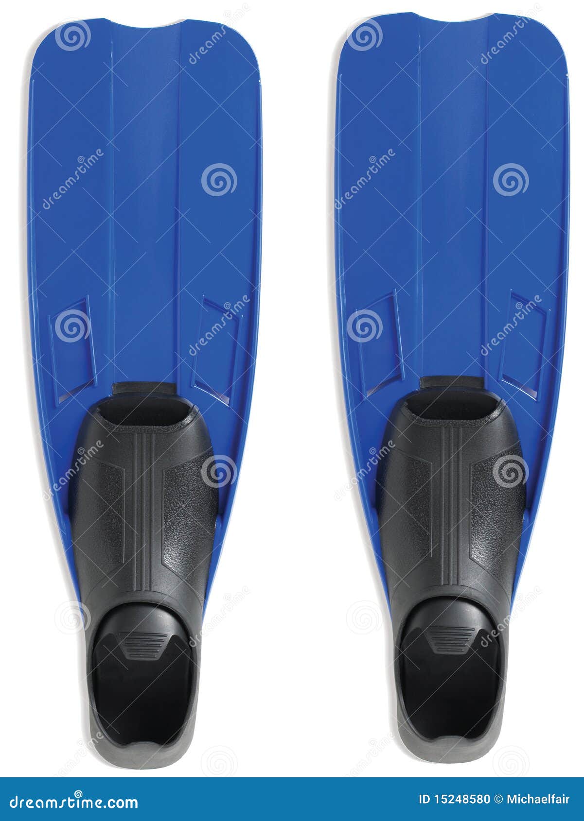 Flipper Auf Einem Weißen Hintergrund Stockfoto - Bild von wasser ...