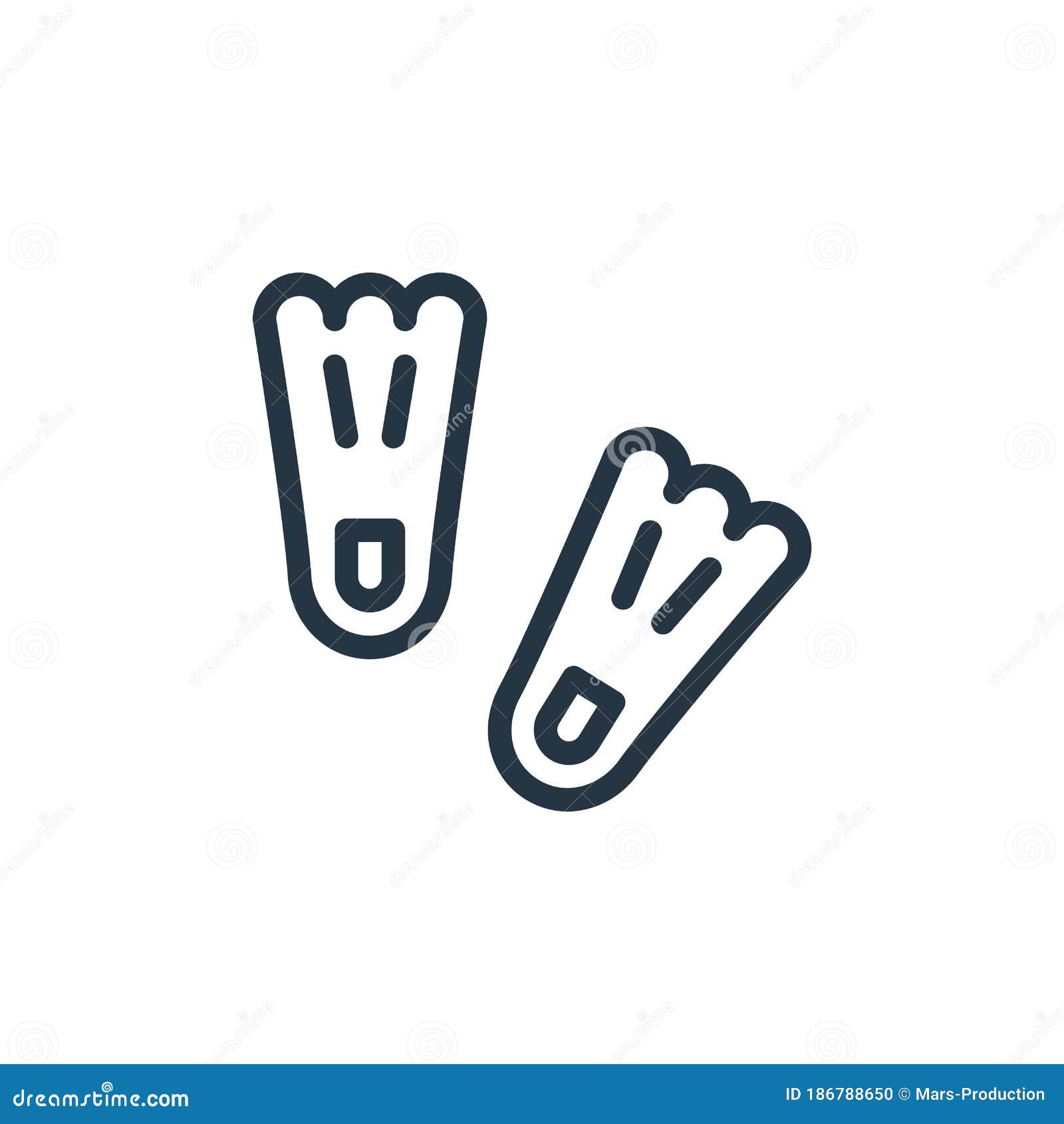 Flipper Vector Icon. Flipper Editable Stroke. Flipper Linear Symbol For ...
