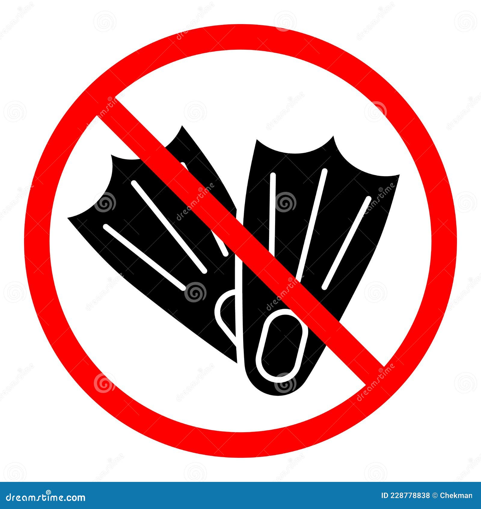 Prohibit Diving Red Stop Symbol. Allowed Diving Water Notice Green Sign ...
