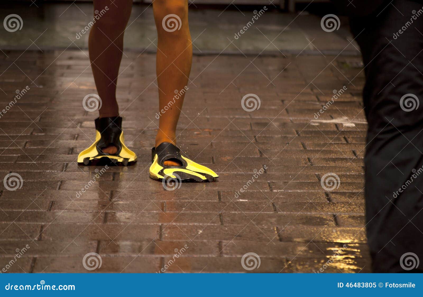 FLippers stock image. Image of people, walking, concept - 46483805