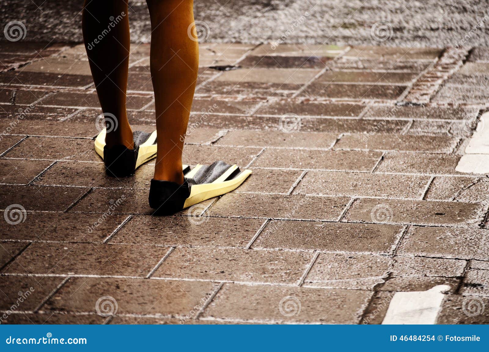 FLippers stock photo. Image of flood, flippers, weather - 46484254