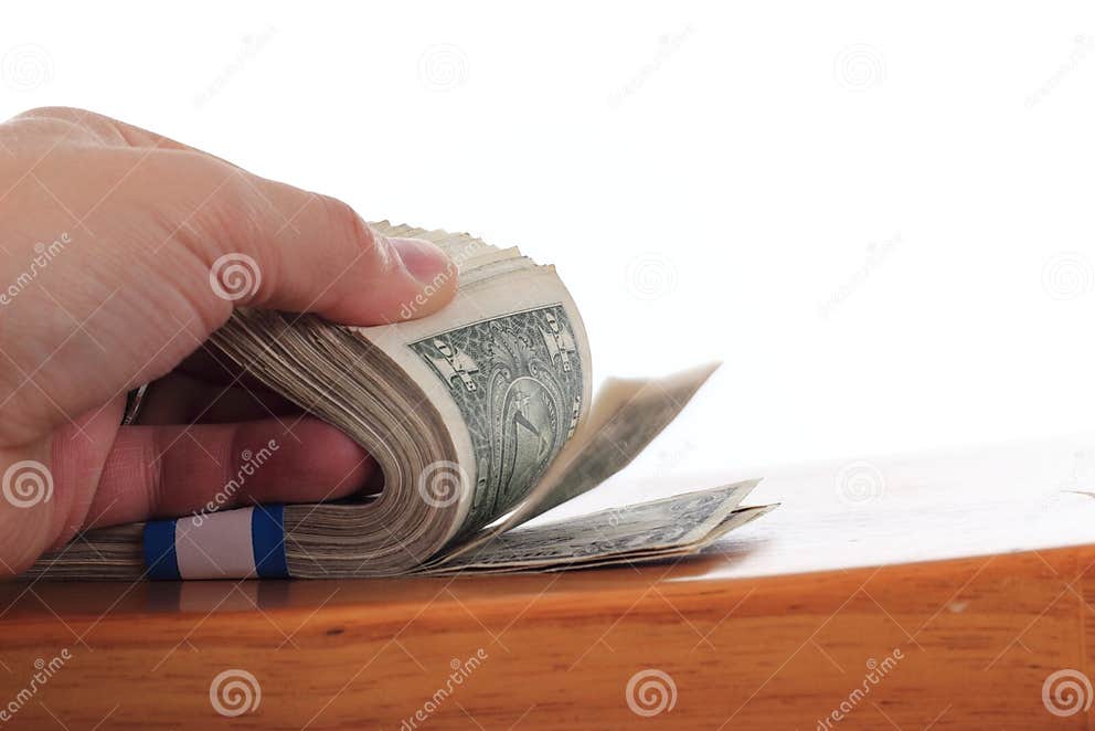 Flipping through the bills stock image. Image of banknote - 35079763