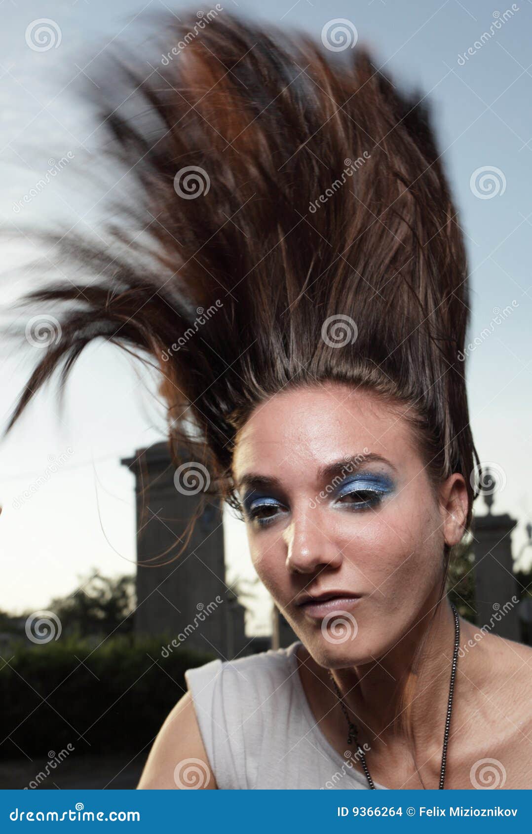 Flipping Hair stock photo. Image of person, motion, flip - 9366264