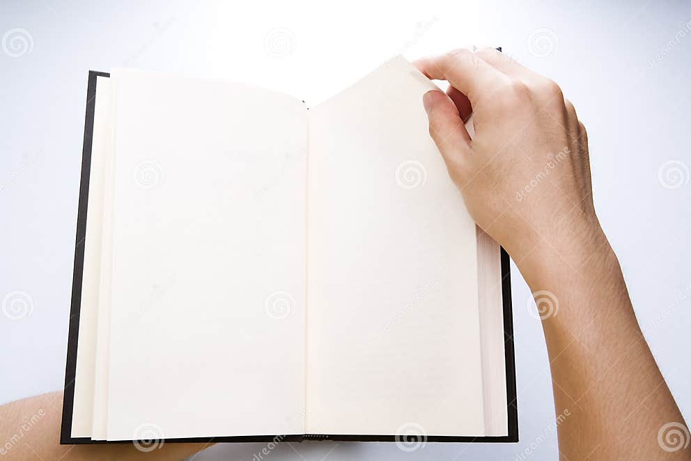 Flipping the page stock image. Image of printout, turning - 7293203