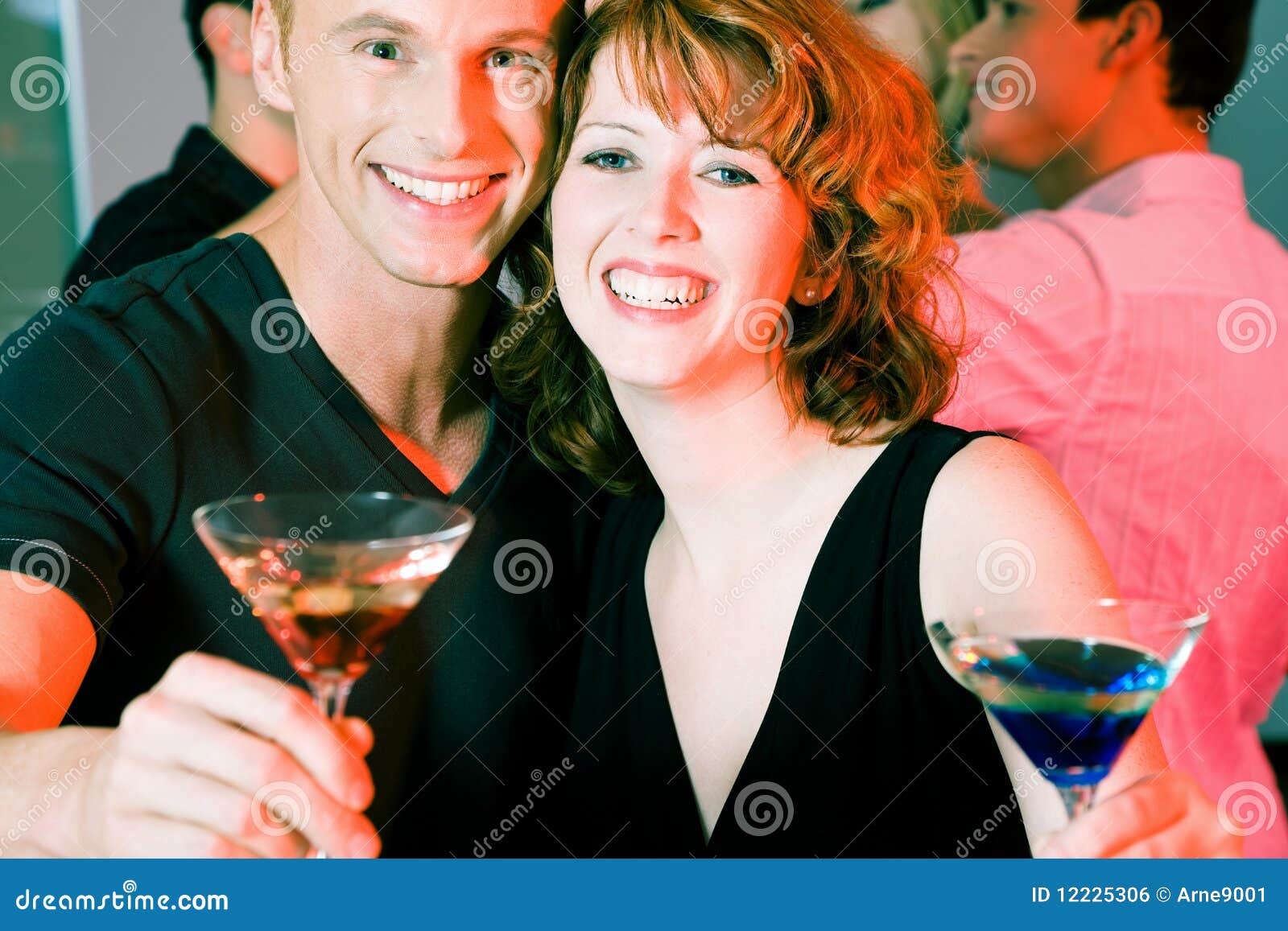 Flirt in a bar stock photo. Image of flirt, dating, people - 12225306