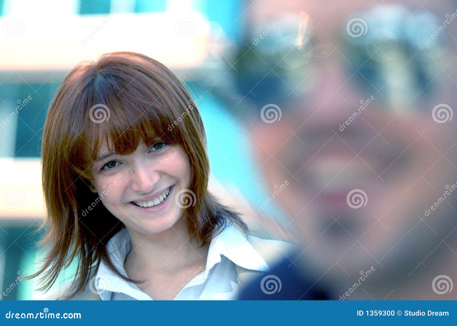 Flirtatious Smile stock photo. Image of flirtatious, young - 1359300