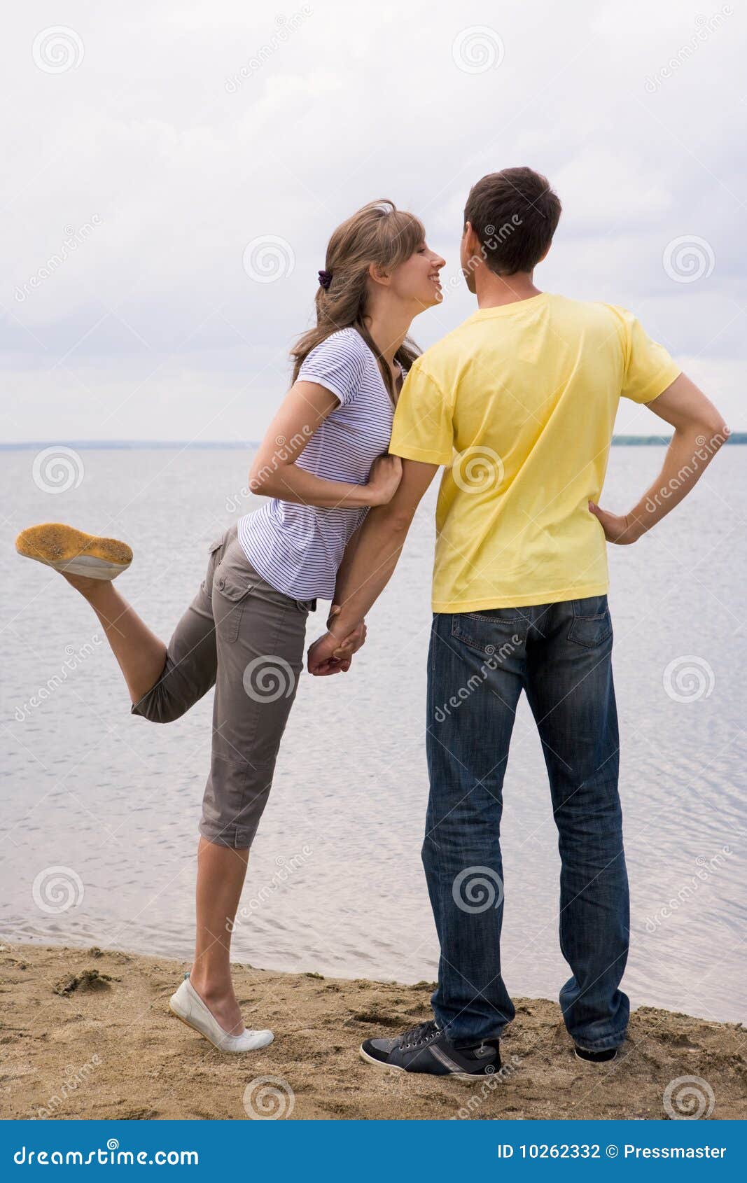 Flirting stock photo. Image of casual, playful, outdoors - 10262332