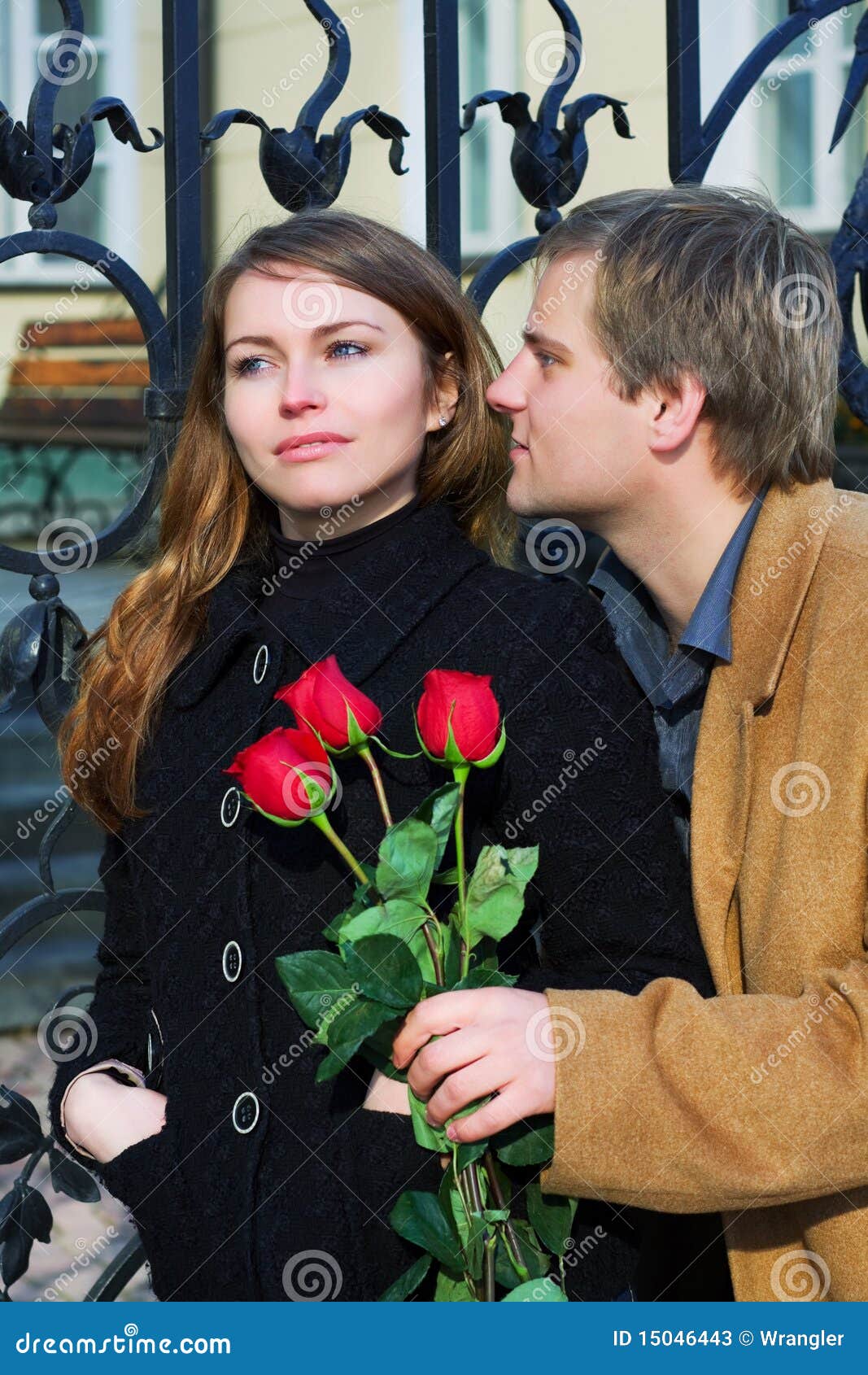 Flirting. stock image. Image of happiness, flirt, cute - 15046443
