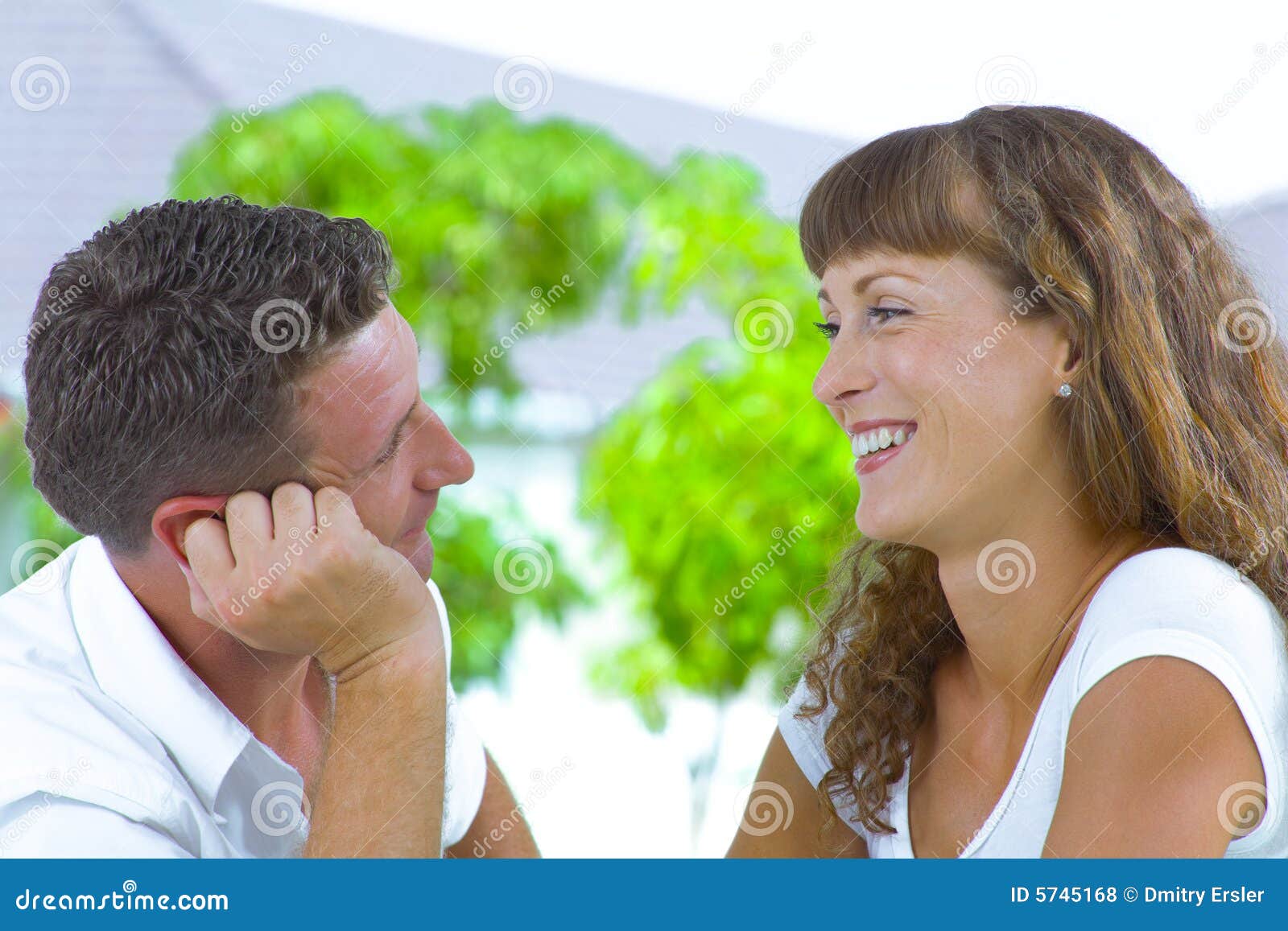Flirting stock photo. Image of people, discuss, beautiful - 5745168