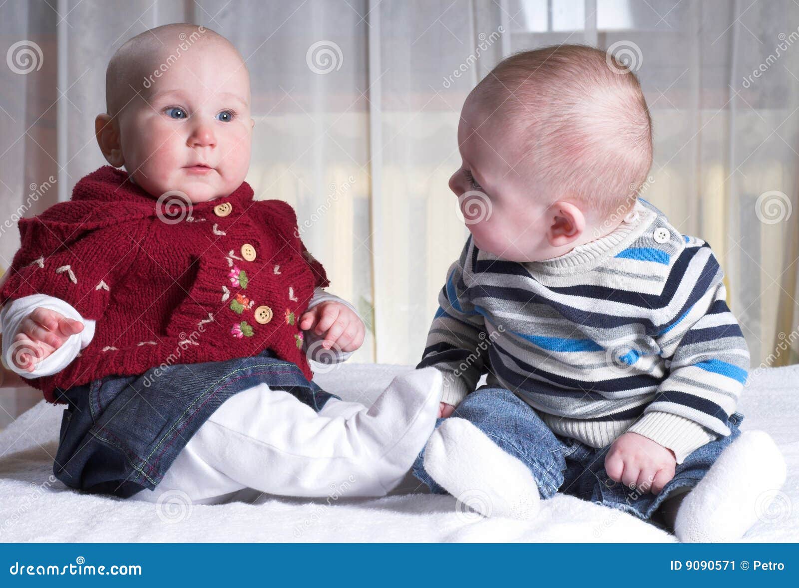 Flirting stock image. Image of confused, child, caucasian - 9090571