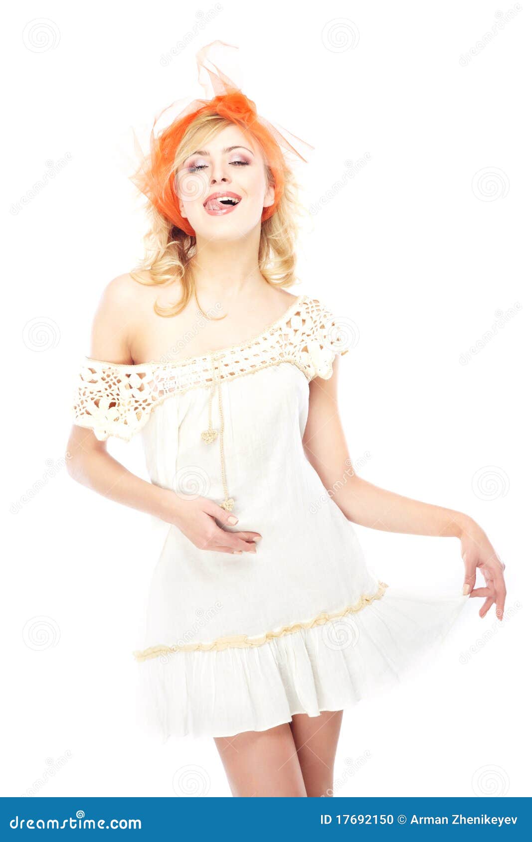 Flirting Beauty stock photo. Image of narcissism, flirting - 17692150