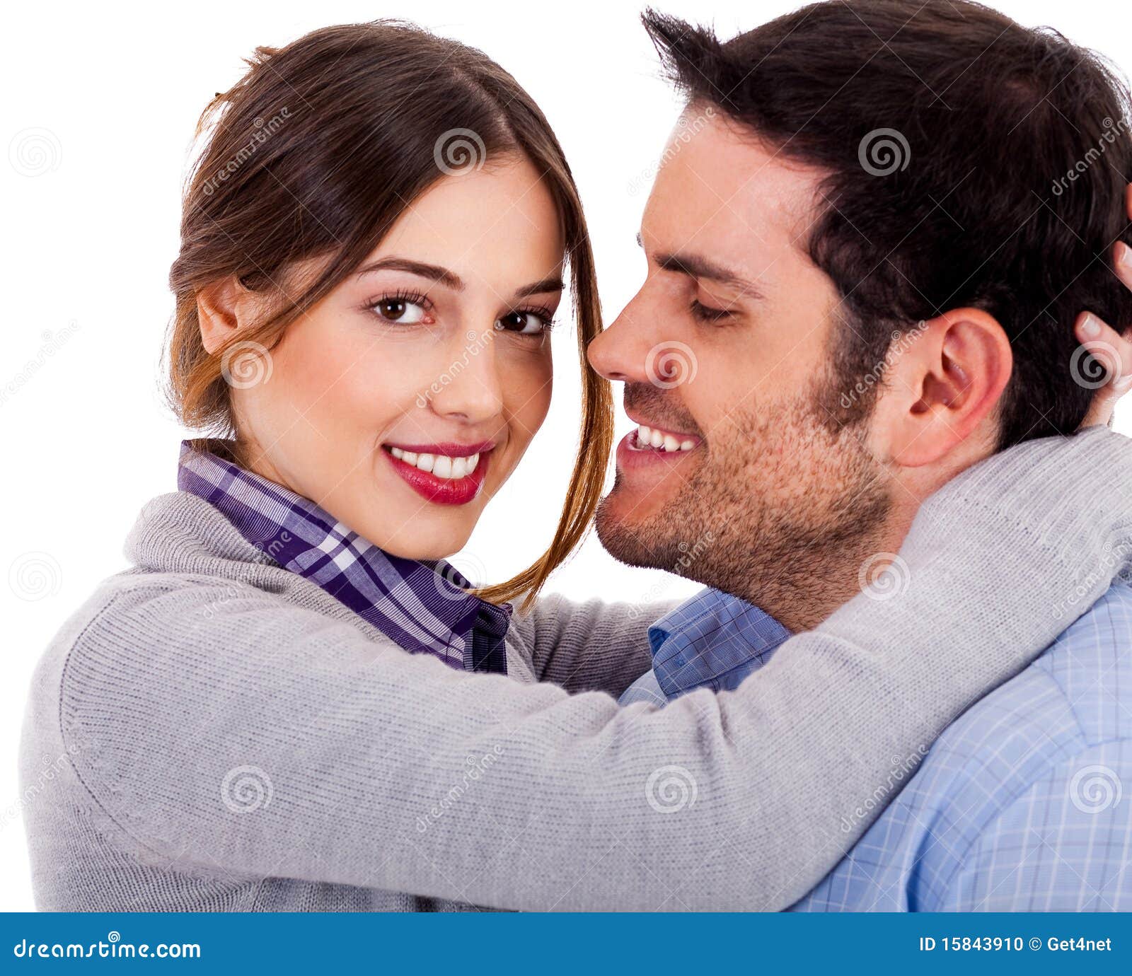 Flirting couple stock photo. Image of handsome, female - 15843910